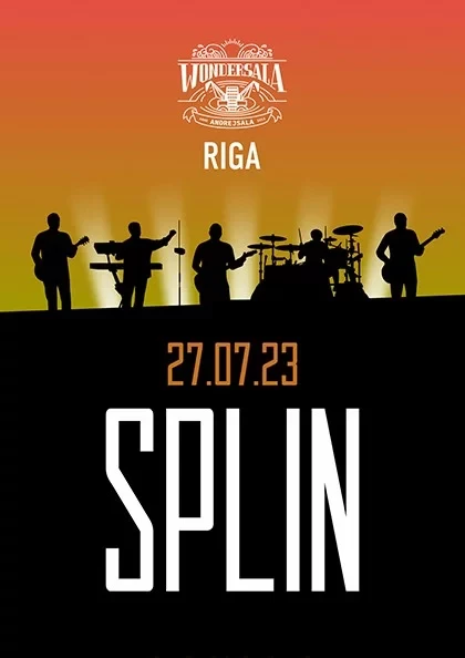Сплин в Риге 27 июля 2023 - Wondersala: купить билет на концерт по ...