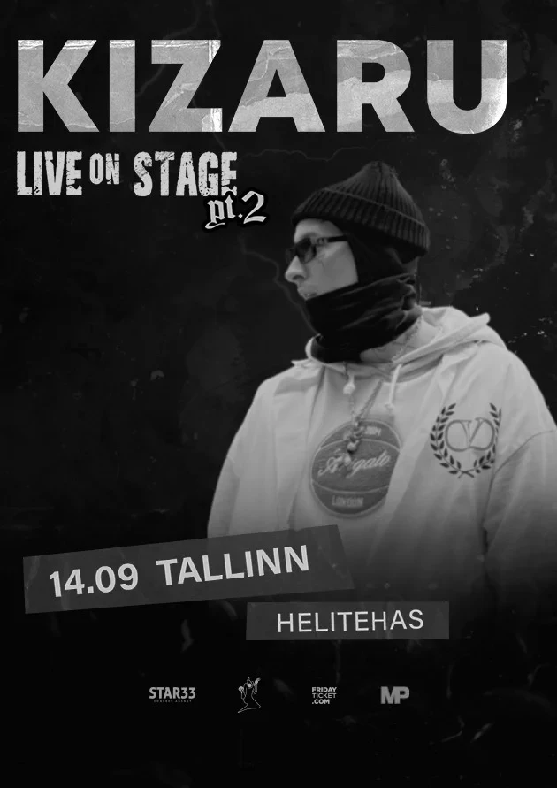 Kizaru в Tallinn 14 September 2024 - Helitehas: buy ticket at the best ...